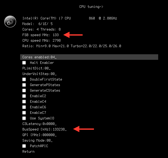 Wrong FSB Speed After Bootup · Issue #78 · CloverHackyColor ...