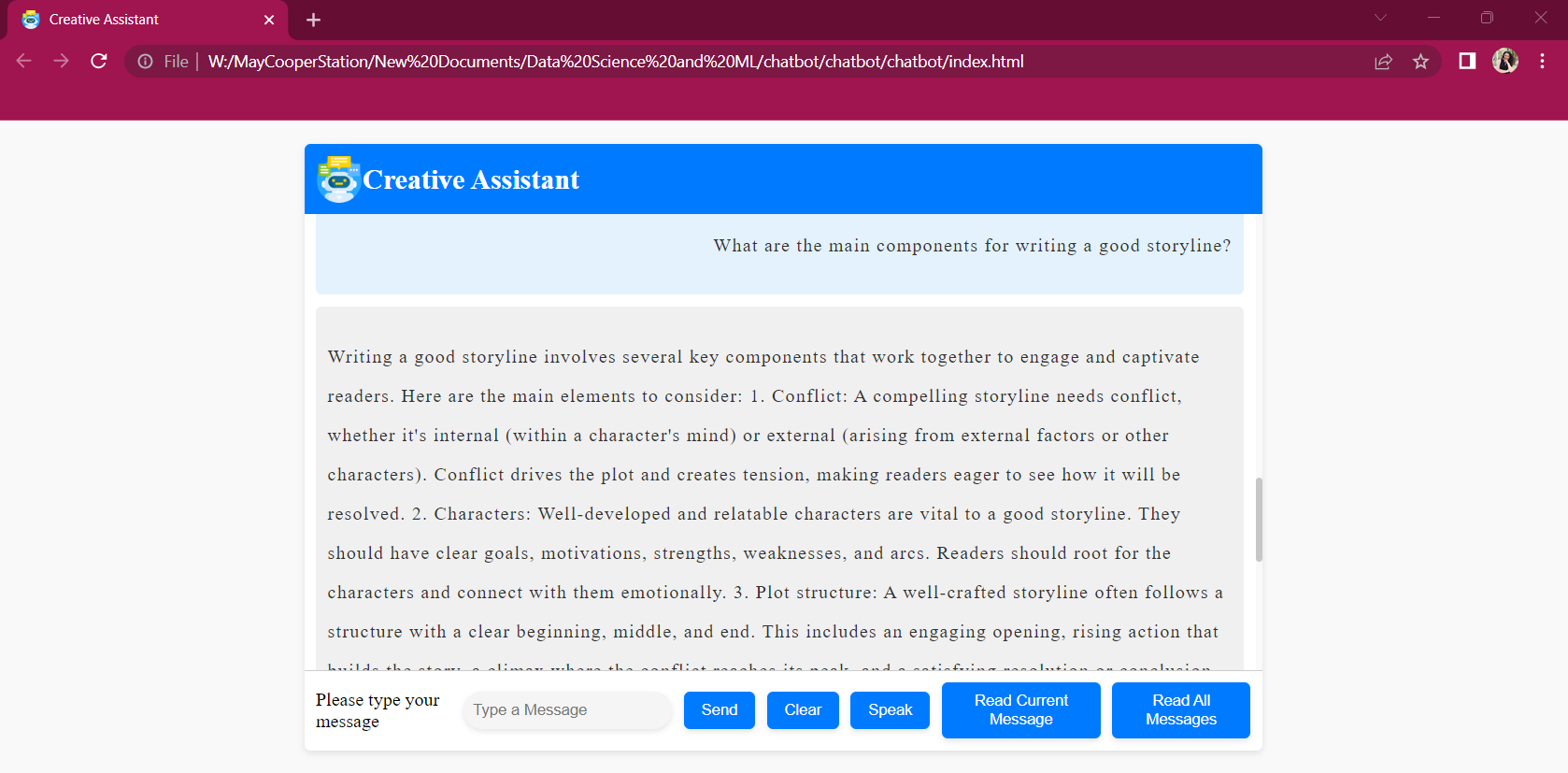 GitHub - MayCooper/Ai-chatbot: Building a persoanl Ai chatbot with ...