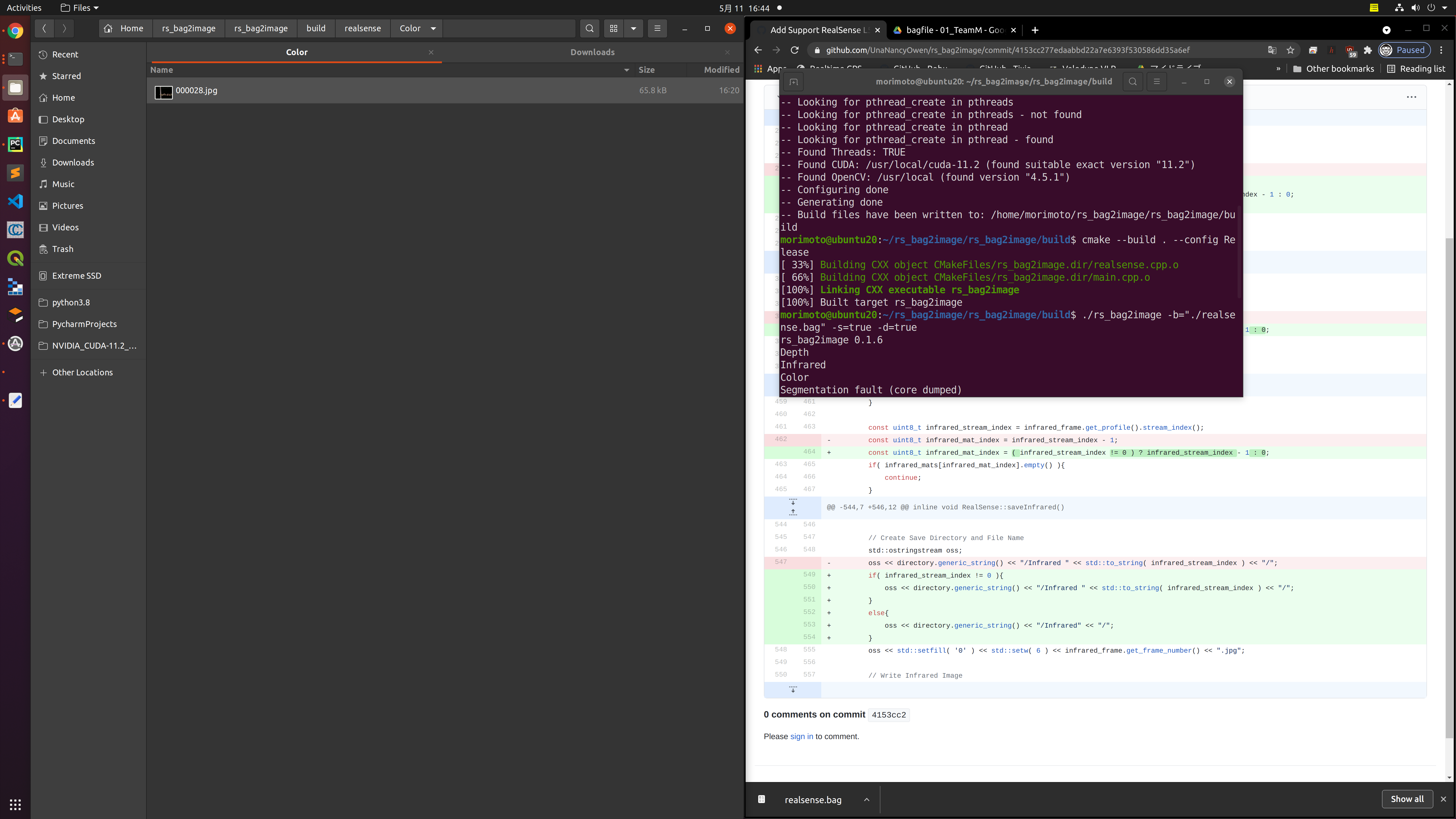 ビルドエラーが起こりました · Issue #16 · UnaNancyOwen/rs_bag2image · GitHub