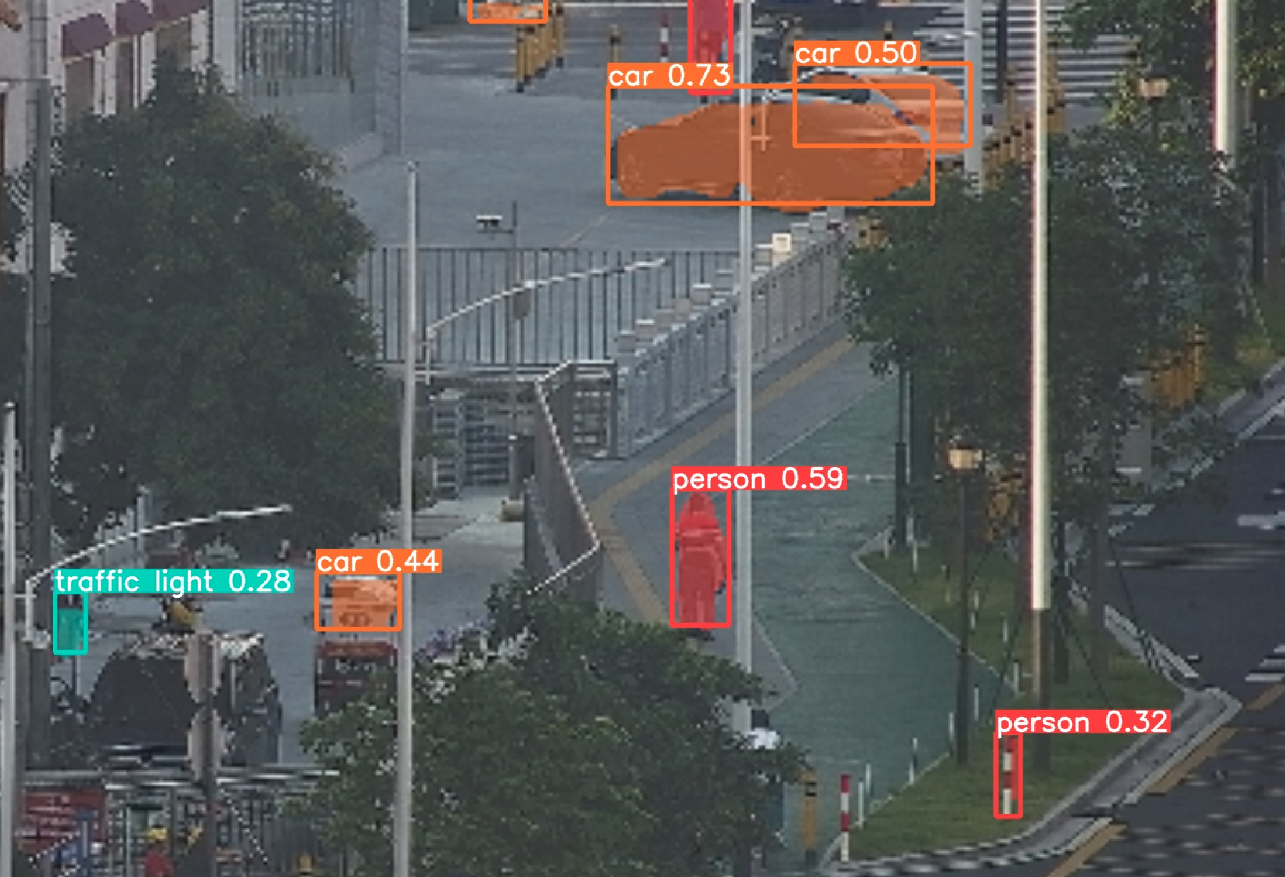Image blurring during output mask detection · Issue #11625 · ultralytics/yolov5 · GitHub