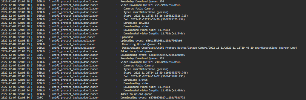 Interrupted event not being backed up · Issue #59 · ep1cman/unifi-protect-backup · GitHub