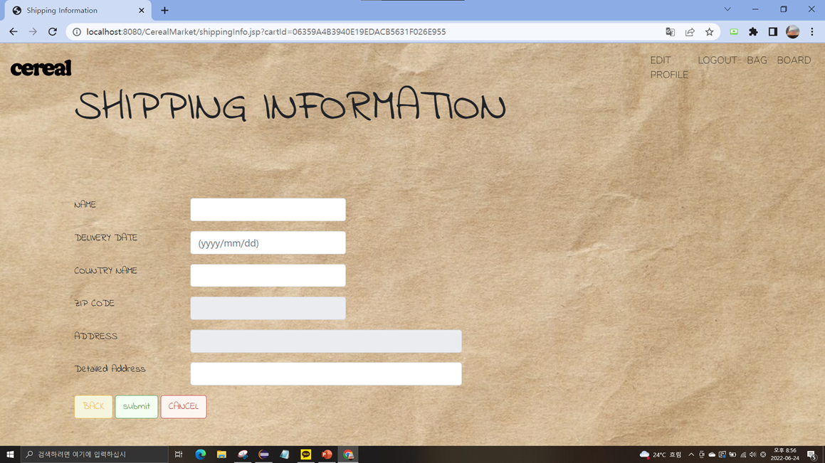 GitHub - xlzbthxyjkoo/Cereal-Market: jsp를 사용해 만든 시리얼 마켓