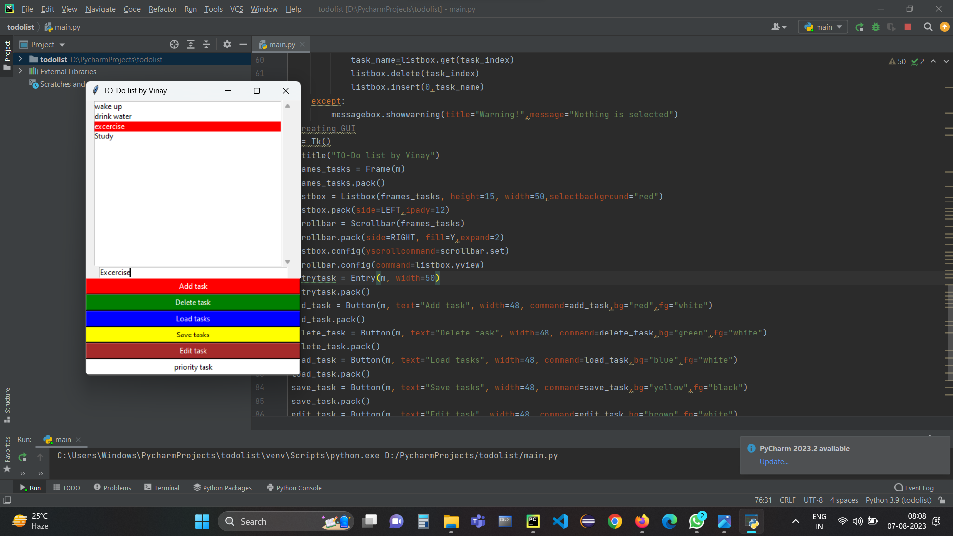 GitHub - vijayantony-web/To-Do-List: This is an application intgerated ...