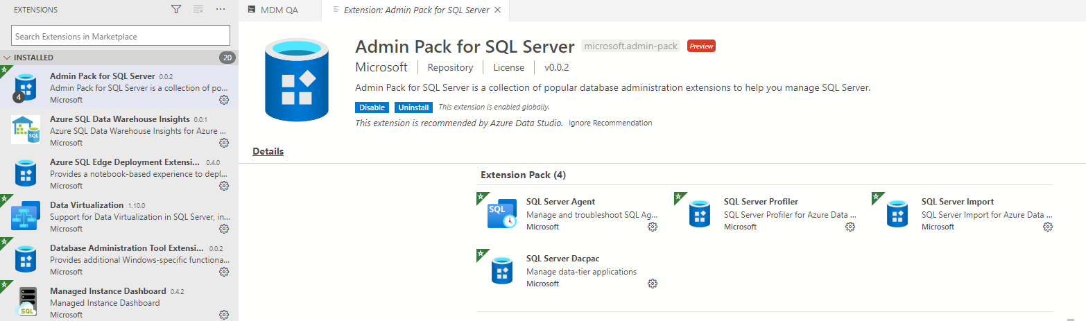 Sql Server Agent Does Not Show Even After Installing Latest Version And Admin Pack For Sql 