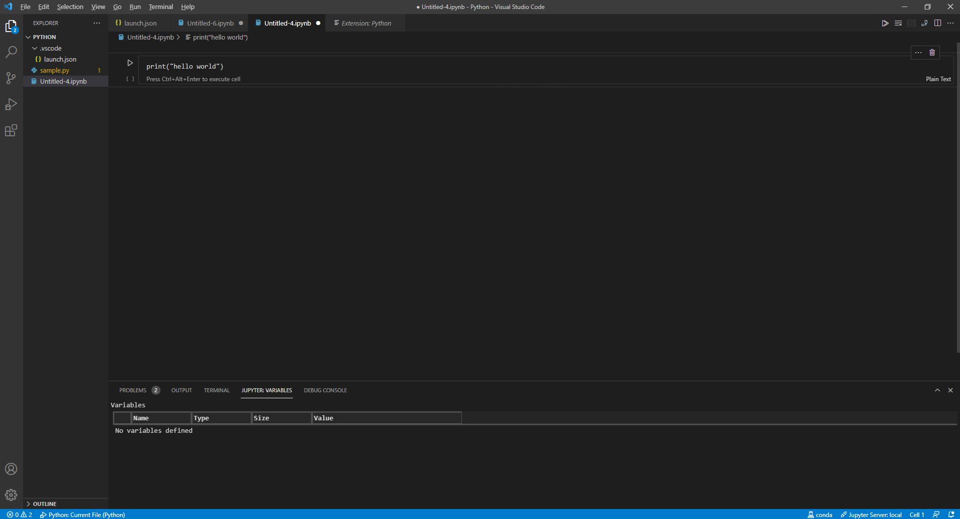 VSCODE Jupyter notebook interface is different. · Issue #6131 ...