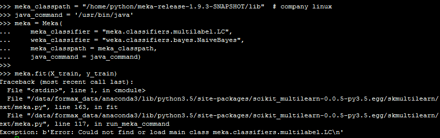 Meka wrapper on Windows · Issue #95 · scikit-multilearn/scikit-multilearn · GitHub