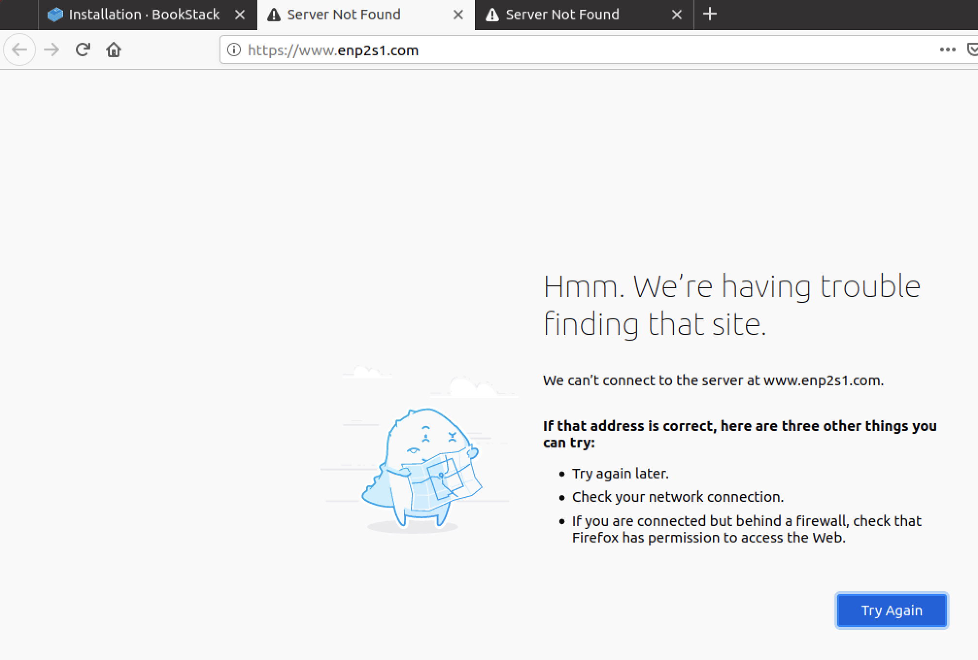Server not Found · Issue #2670 · BookStackApp/BookStack · GitHub