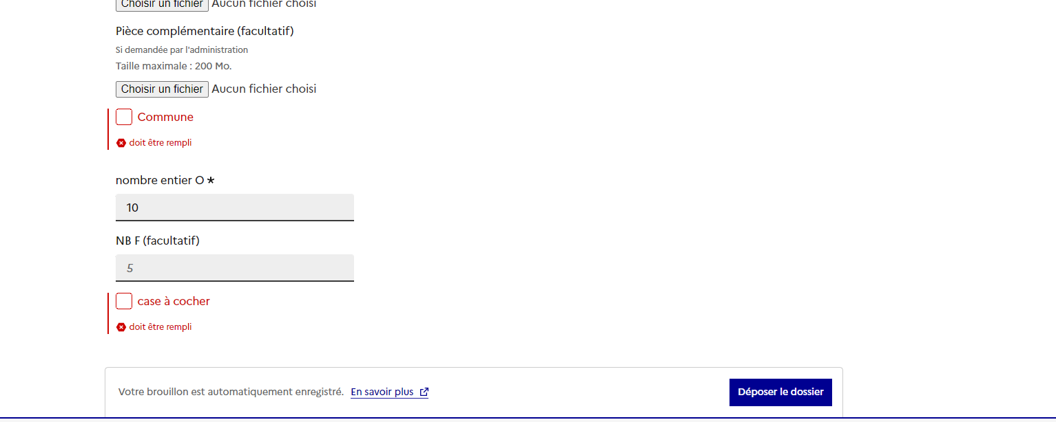 Afficher l'astérisque ou la mention "facultatif" pour un champ " case à cocher seule" · Issue ...