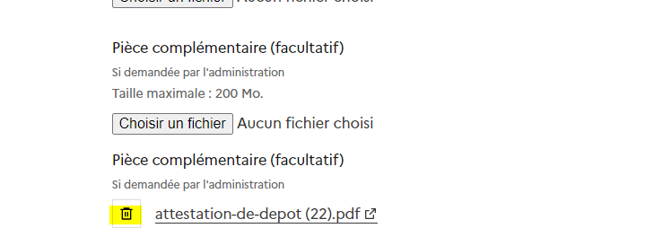 Etq Instructeur Et Usager Je Souhaite Supprimer Un Fichier Joint Avant Denvoyer Un Message