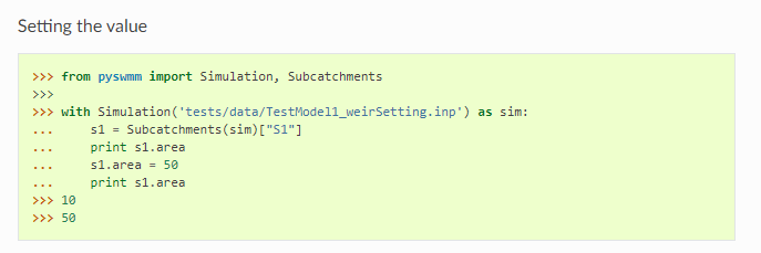 Subcatchment percent impervious can't be set · Issue #277 · pyswmm/pyswmm · GitHub
