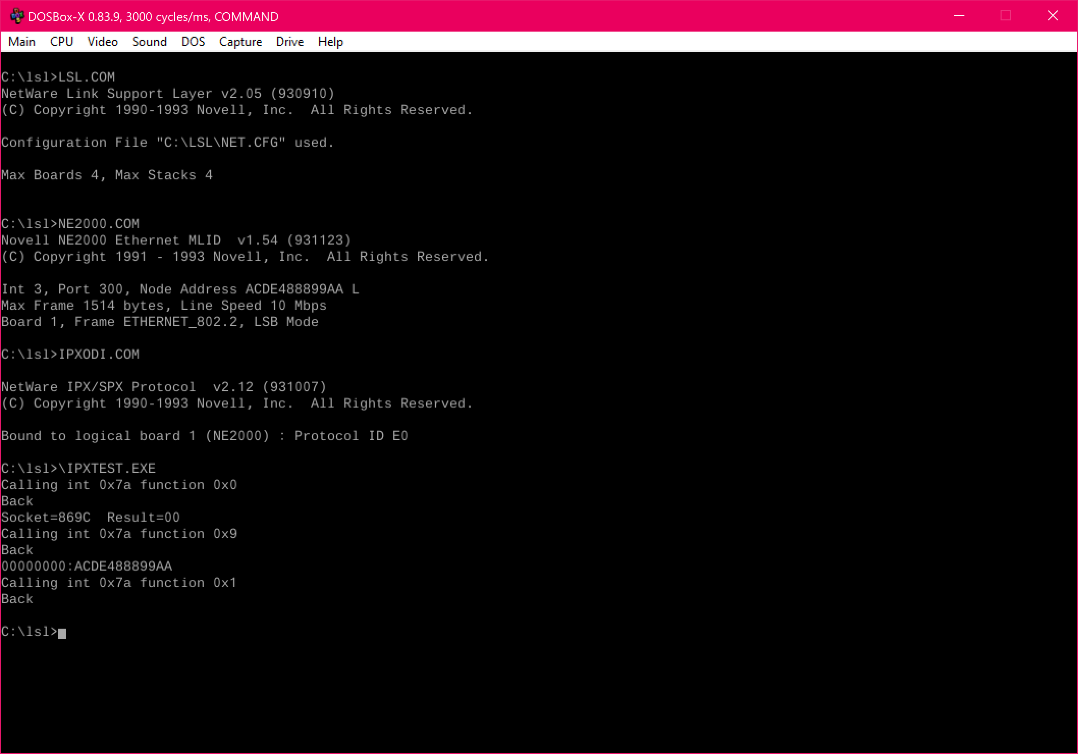 IPX does not work. · Issue #1962 · joncampbell123/dosbox-x · GitHub