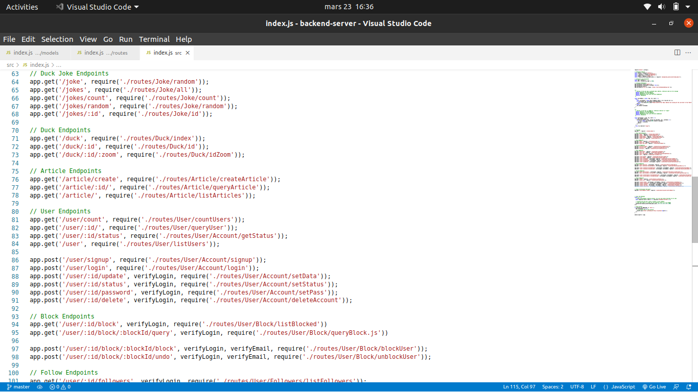 Architecture Refactor. · Issue #113 · fairfield-programming/backend-server · GitHub