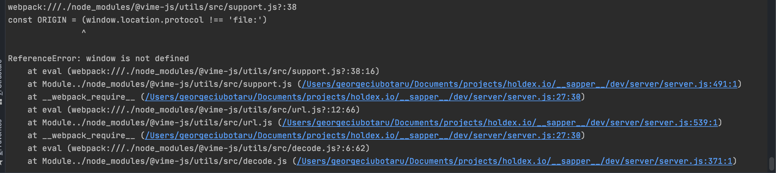 Can't use Vime in sapper application · Issue #55 · vime-js/vime · GitHub