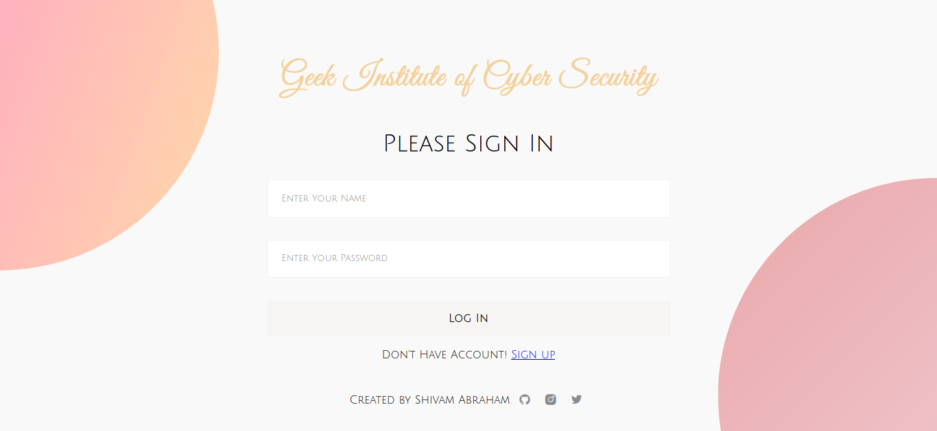 GitHub - Mr-Abraham/Login: A Login page template made using simple html ...