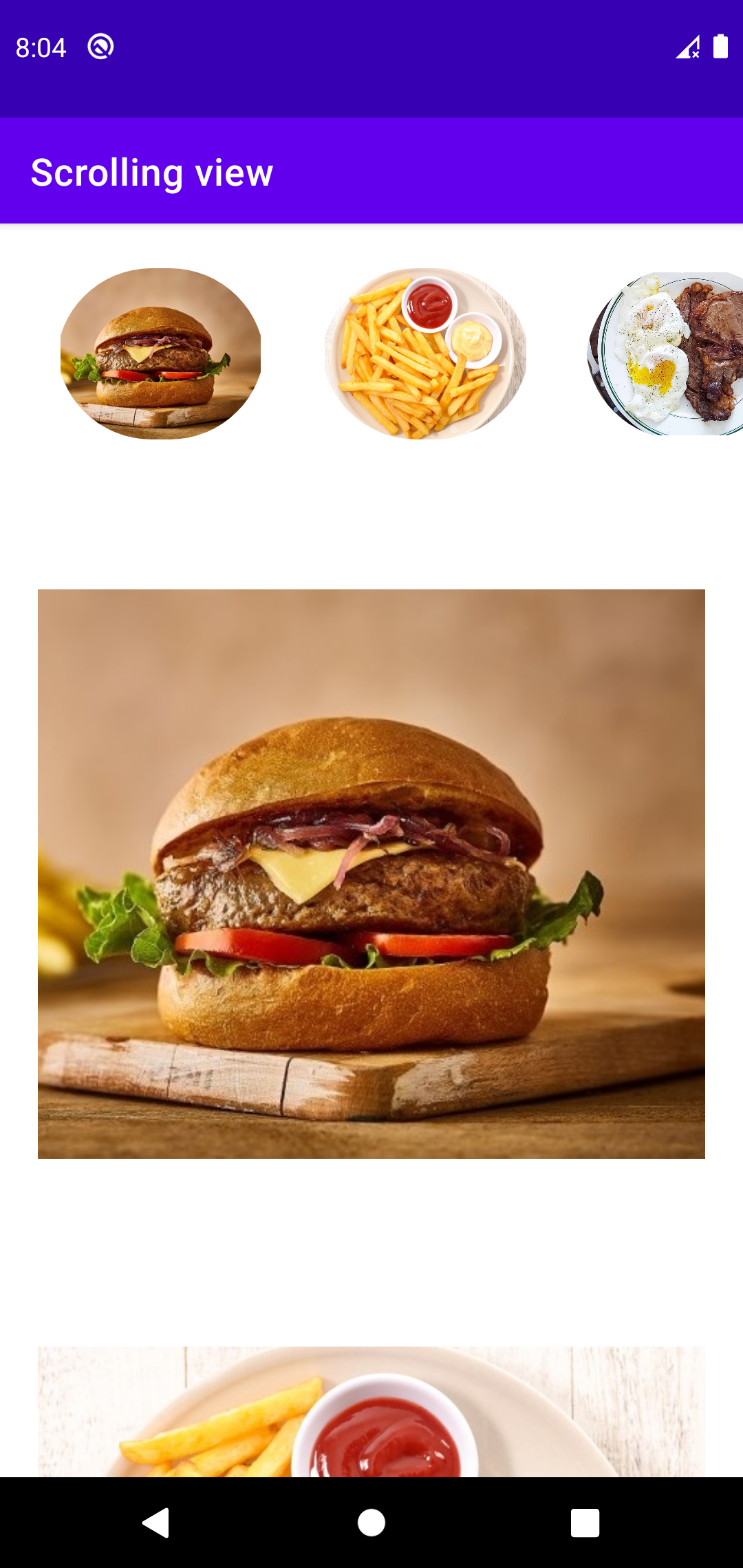 GitHub - aliKhalifa9/ScrollingViewApp