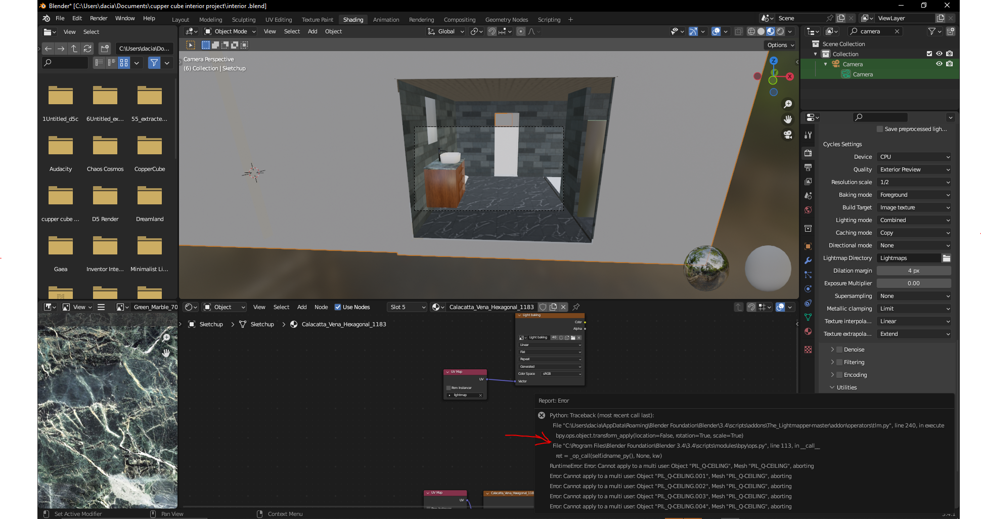 cant use it with models imported from sketchup · Issue #165 · Naxela/The_Lightmapper · GitHub