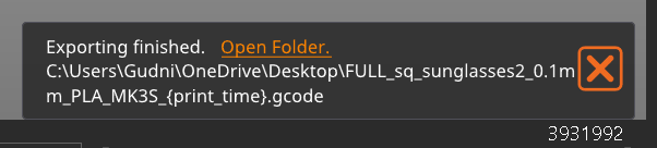 2.4.0 alpha1 allows user to export G-code even though the UI shows ...