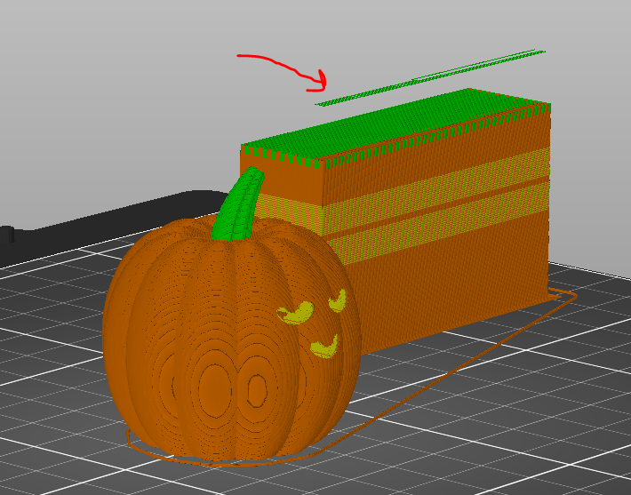 When multicolor print finishes with one color, the last layer on wipe tower is printed on air ...