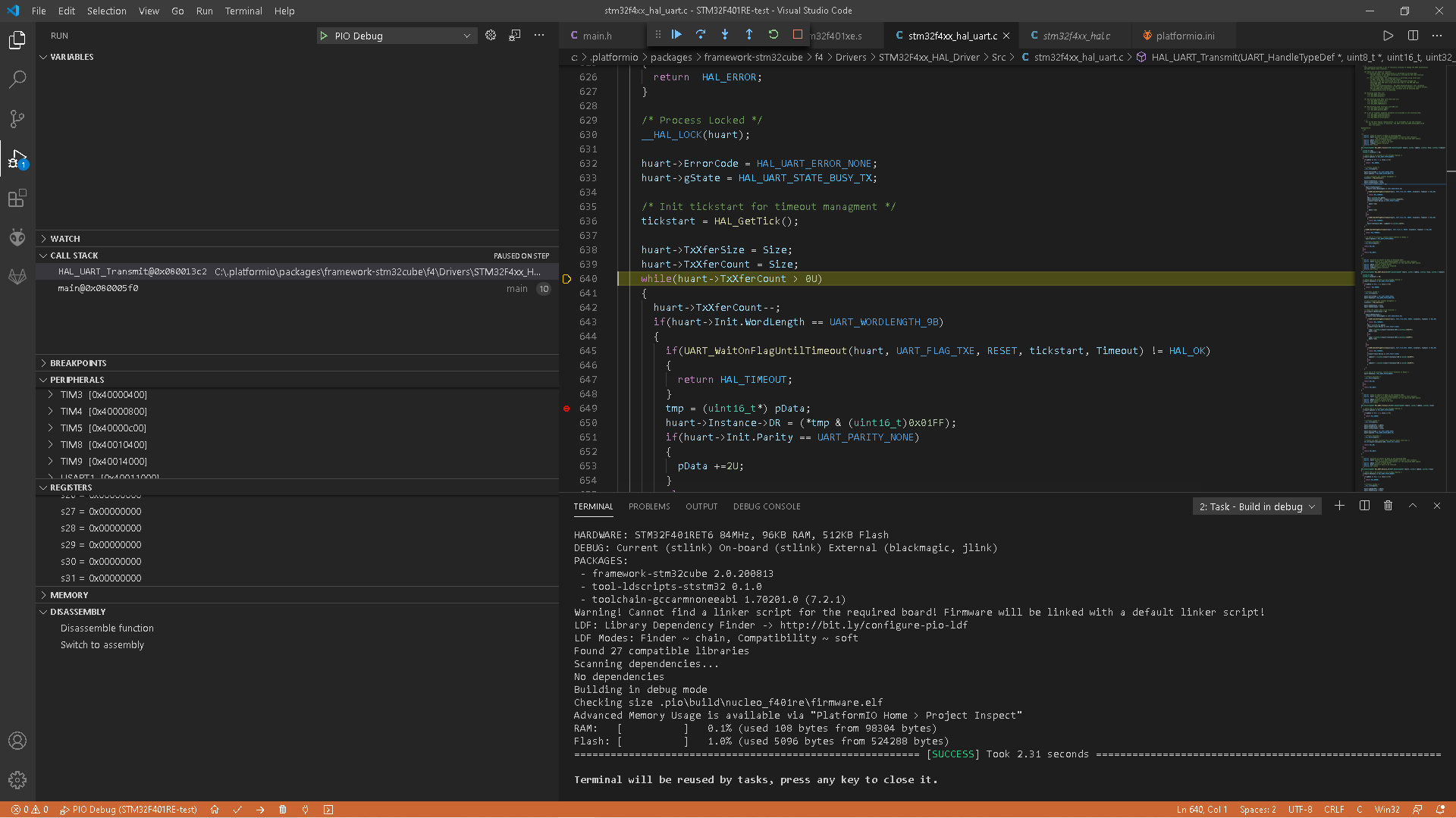 Debugging variables window suddenly goes blank and stays blank until VScode is restarted ...