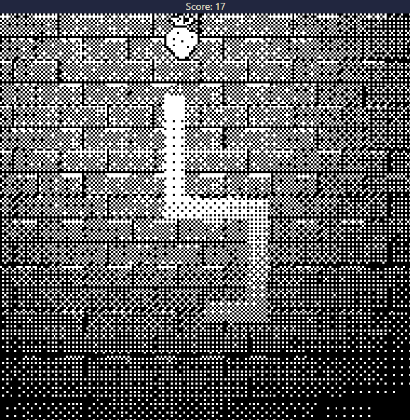 GitHub - ebolblga/Dither-Snake: Dark version of the snake game with dithering shading
