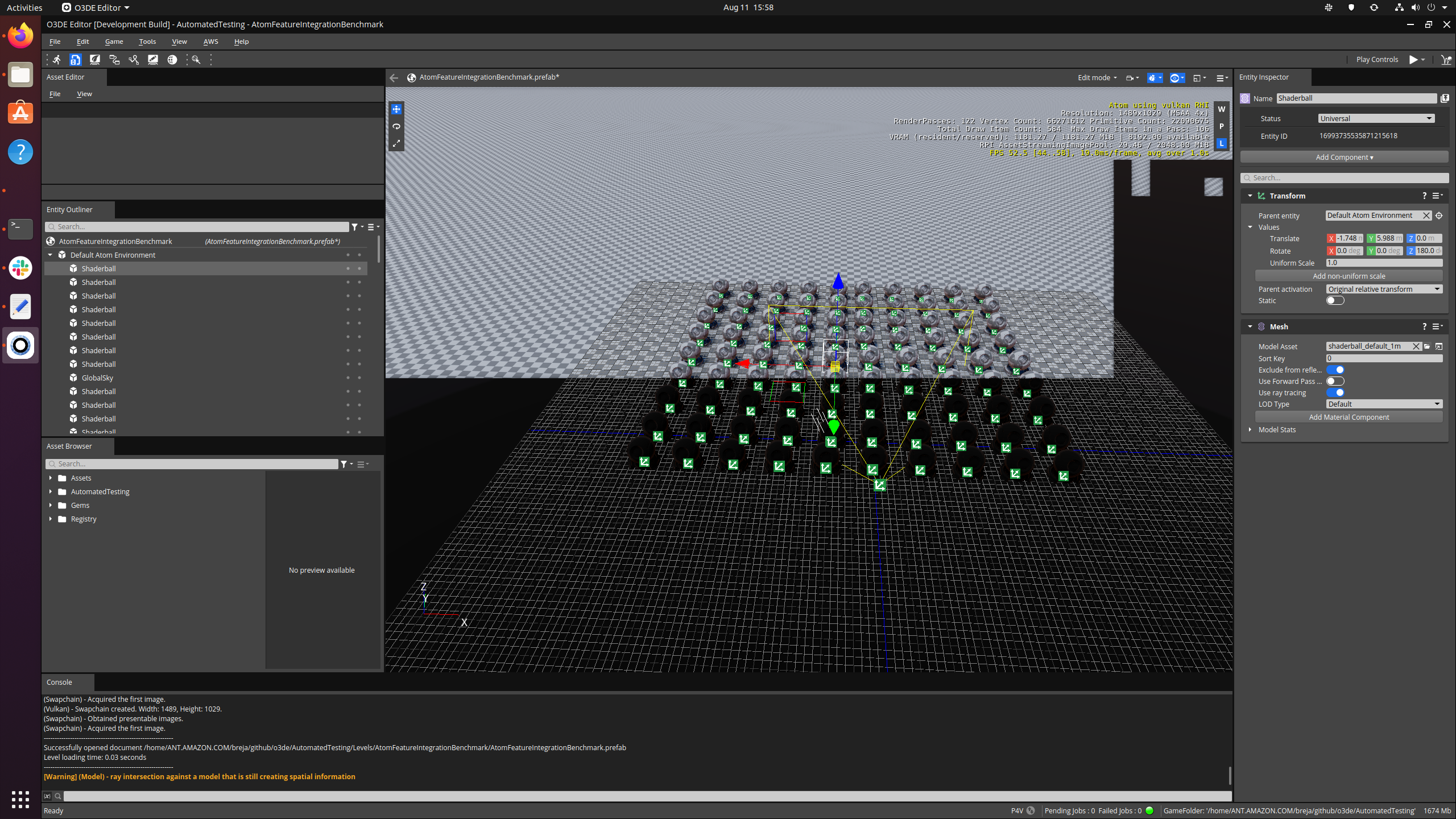 Lighting Is Broken On Linux With And Amd Gpu · Issue 11225 · O3de O3de · Github