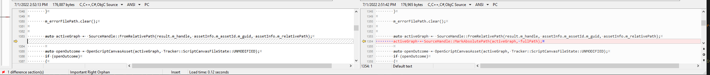 Bug Report : Script Canvas Unable to save, Absolute path issue. · Issue #10476 · o3de/o3de · GitHub