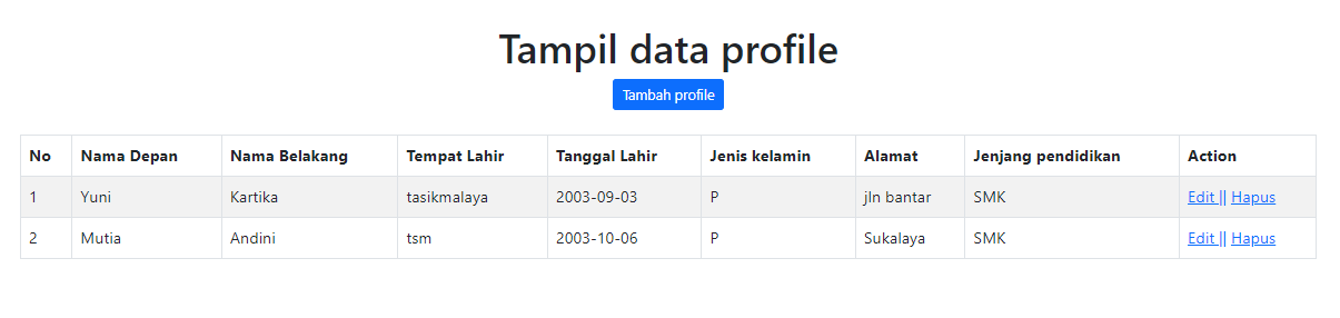 GitHub - iranandira/crud_profile