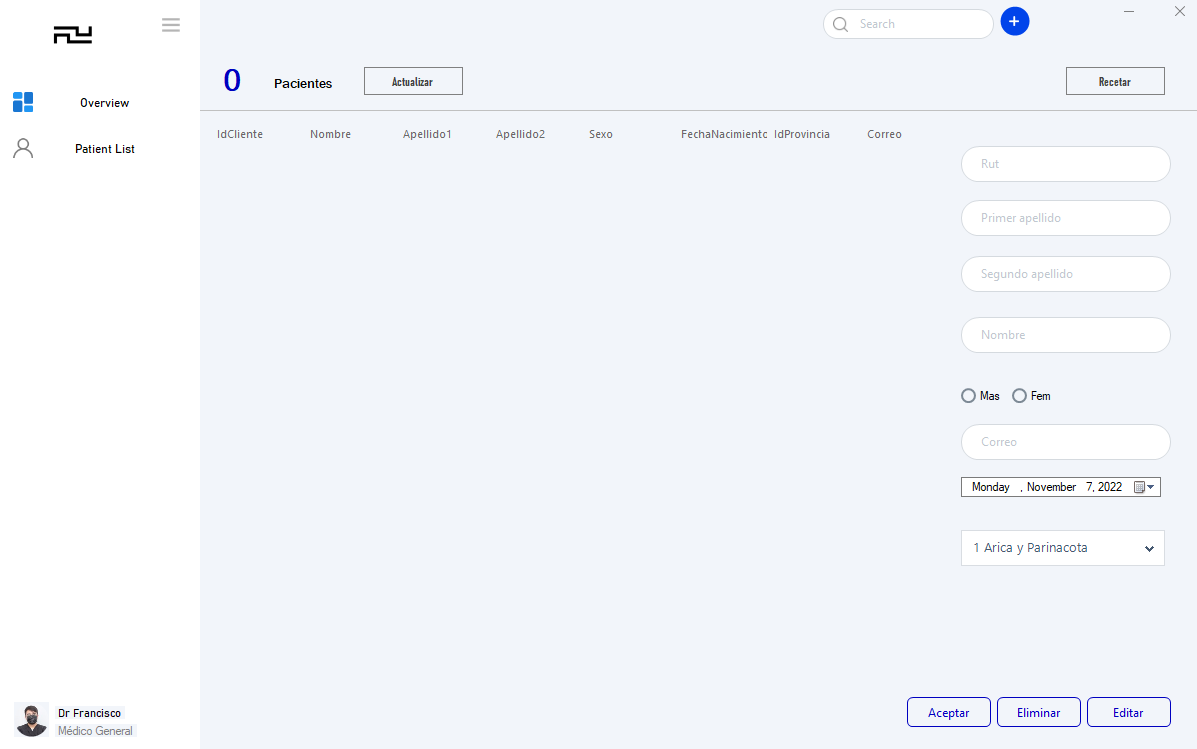 GitHub - anibalalpizar/dotnet-clinic-gestor: Desktop application used design patterns (BLL, DAL ...