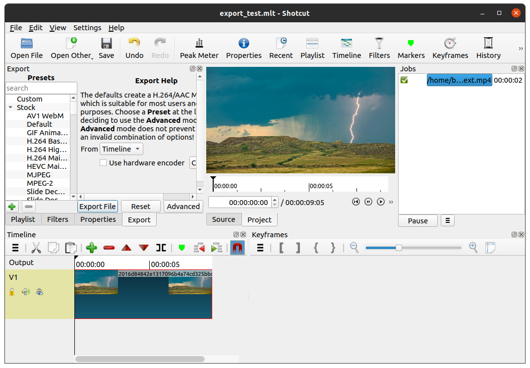 Exported video has white frames instead of image · Issue #1206 · mltframework/shotcut · GitHub