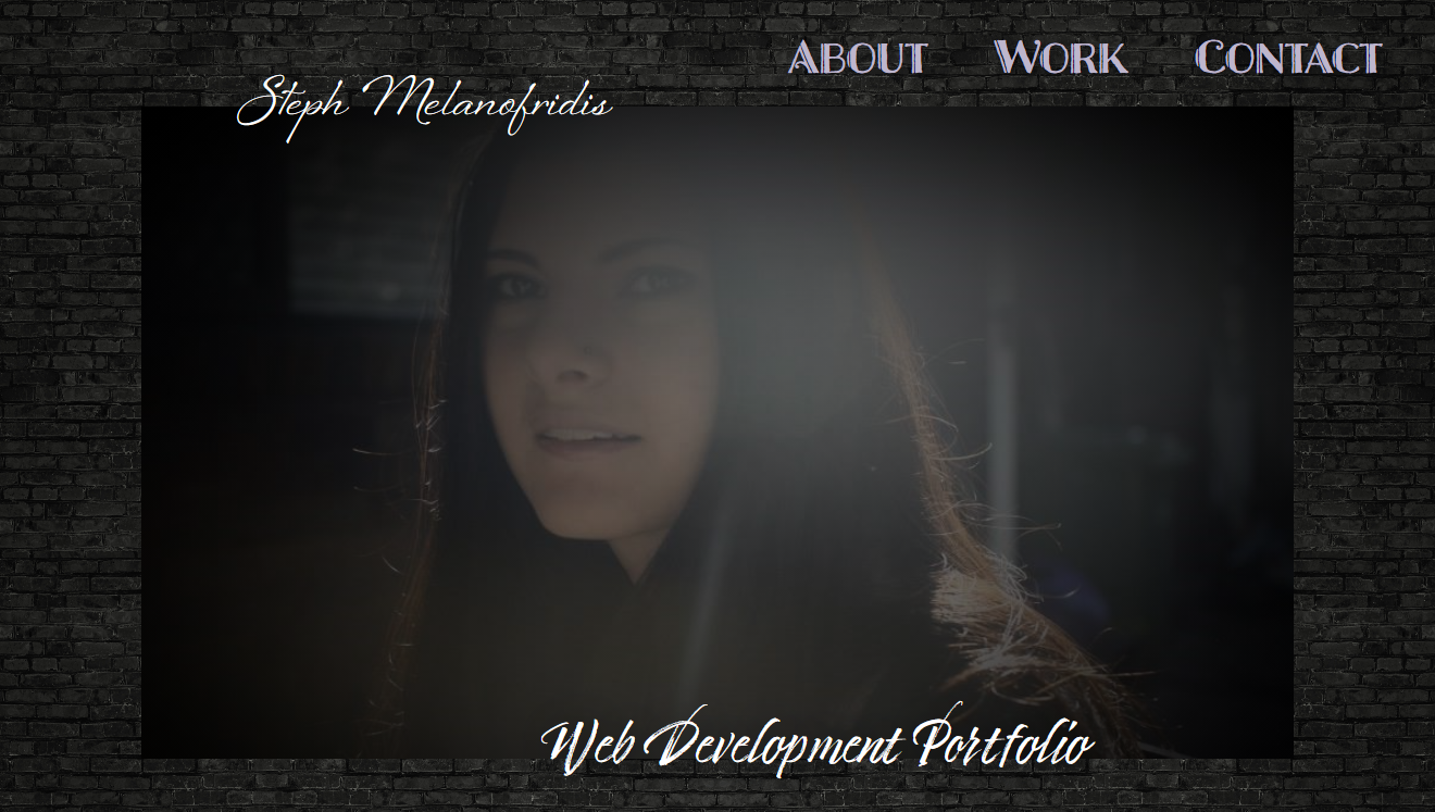 GitHub - stephmelanofridis/homework-02-web-portfolio: Personal Portfolio Website - Homework