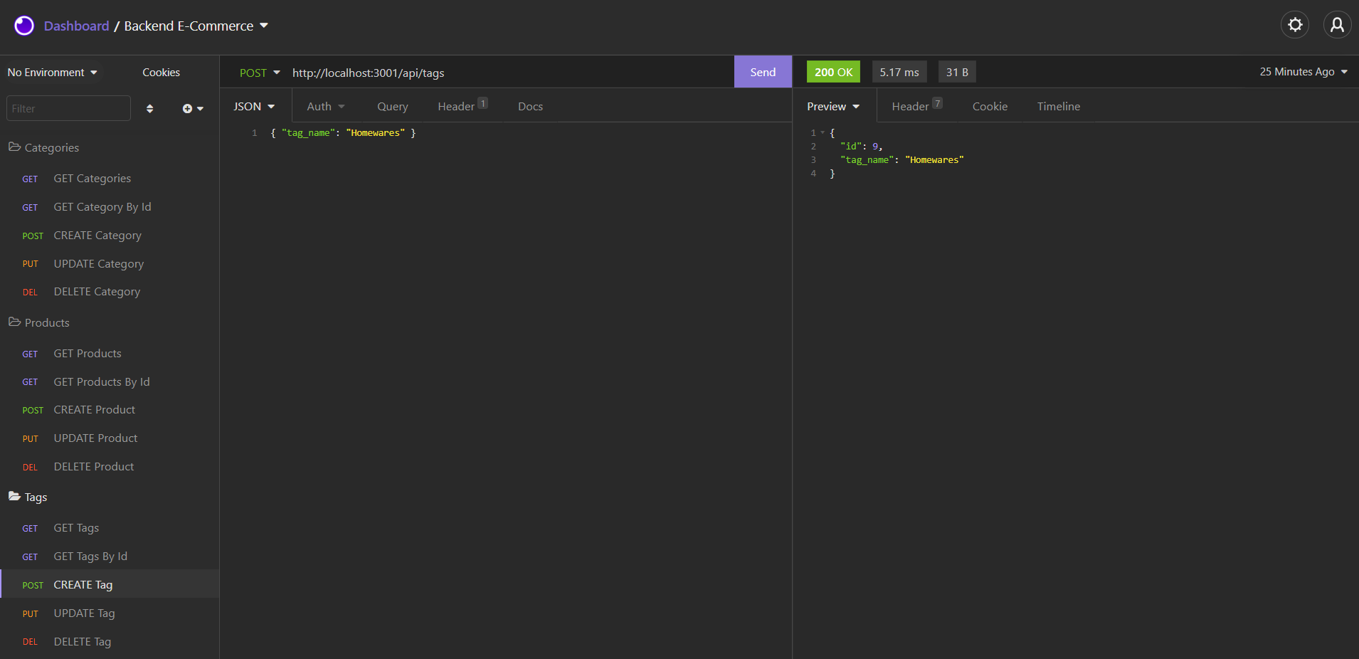 GitHub - stephmelanofridis/homework-13-Ecommerce-Backend