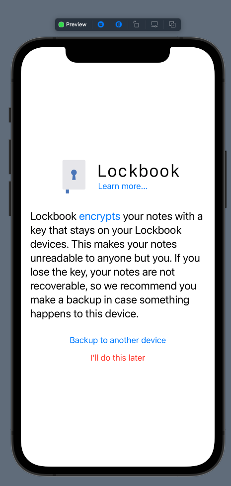 apple: more refinements by Parth · Pull Request #892 · lockbook/lockbook · GitHub