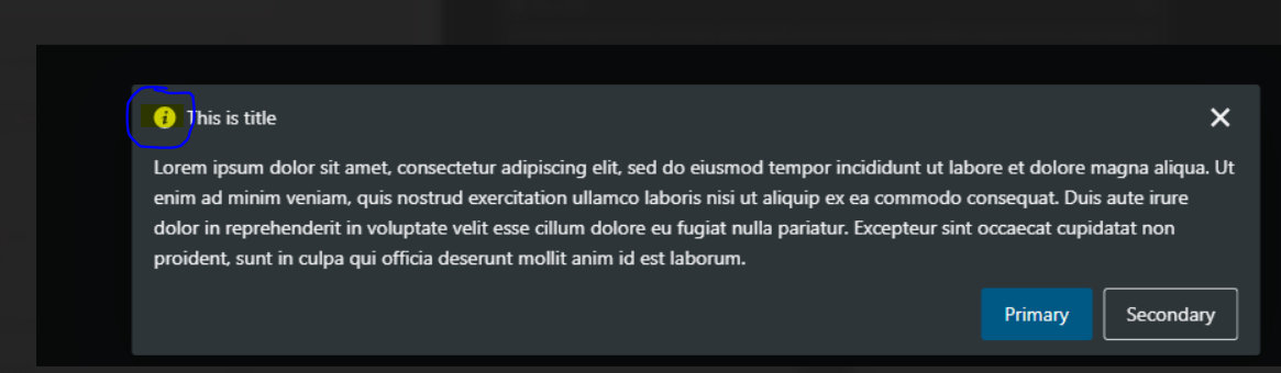 Modal support of icon · Issue #586 · iTwin/iTwinUI · GitHub