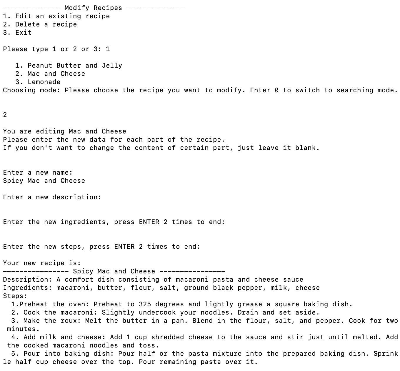 GitHub - hassan-chaudhry/recipebook: Recipe Book project for ...