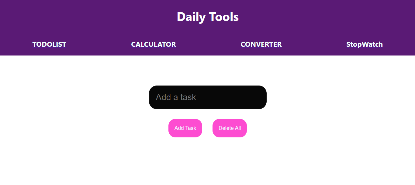 GitHub - shubhendu0/Daily-Tools