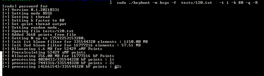 keyhunt - Multiple Processes · Issue #41 · albertobsd/keyhunt · GitHub