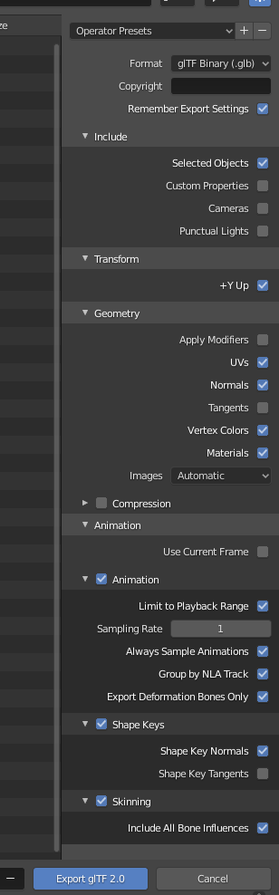 gtlf export have incorrect cloth skin · Issue #39476 · godotengine/godot · GitHub