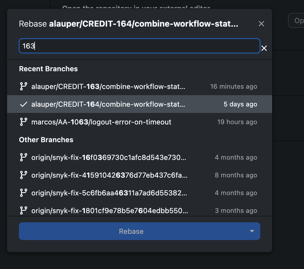 Rebase Default Search Is Dumb · Issue #17731 · desktop/desktop · GitHub