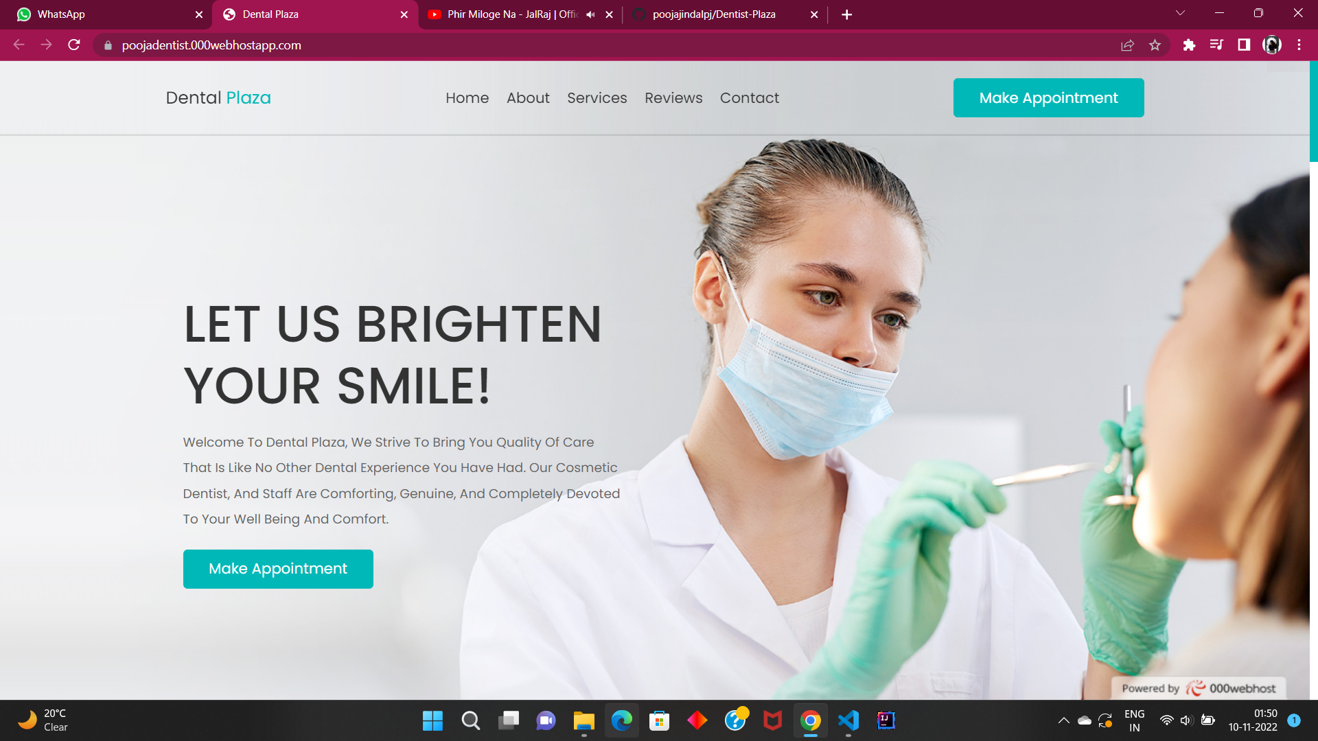 GitHub - poojajindalpj/Dentist-Plaza