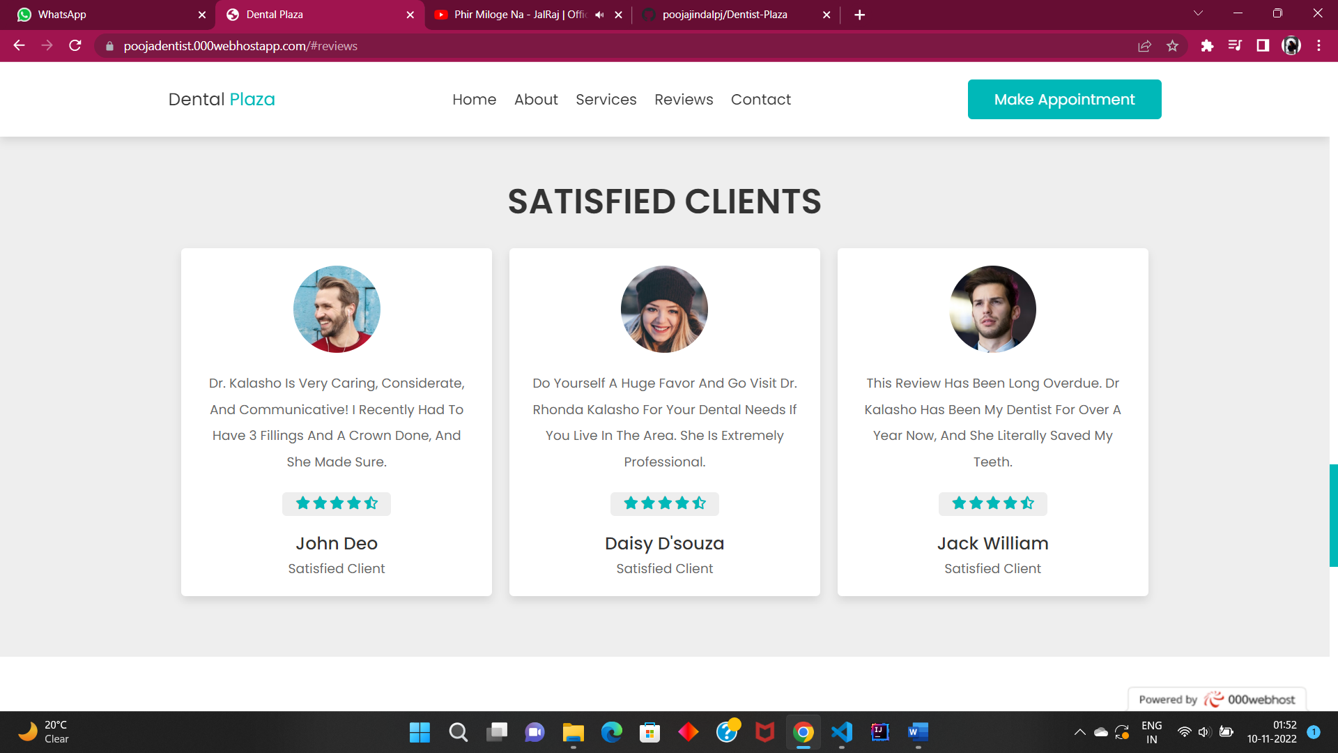 GitHub - poojajindalpj/Dentist-Plaza