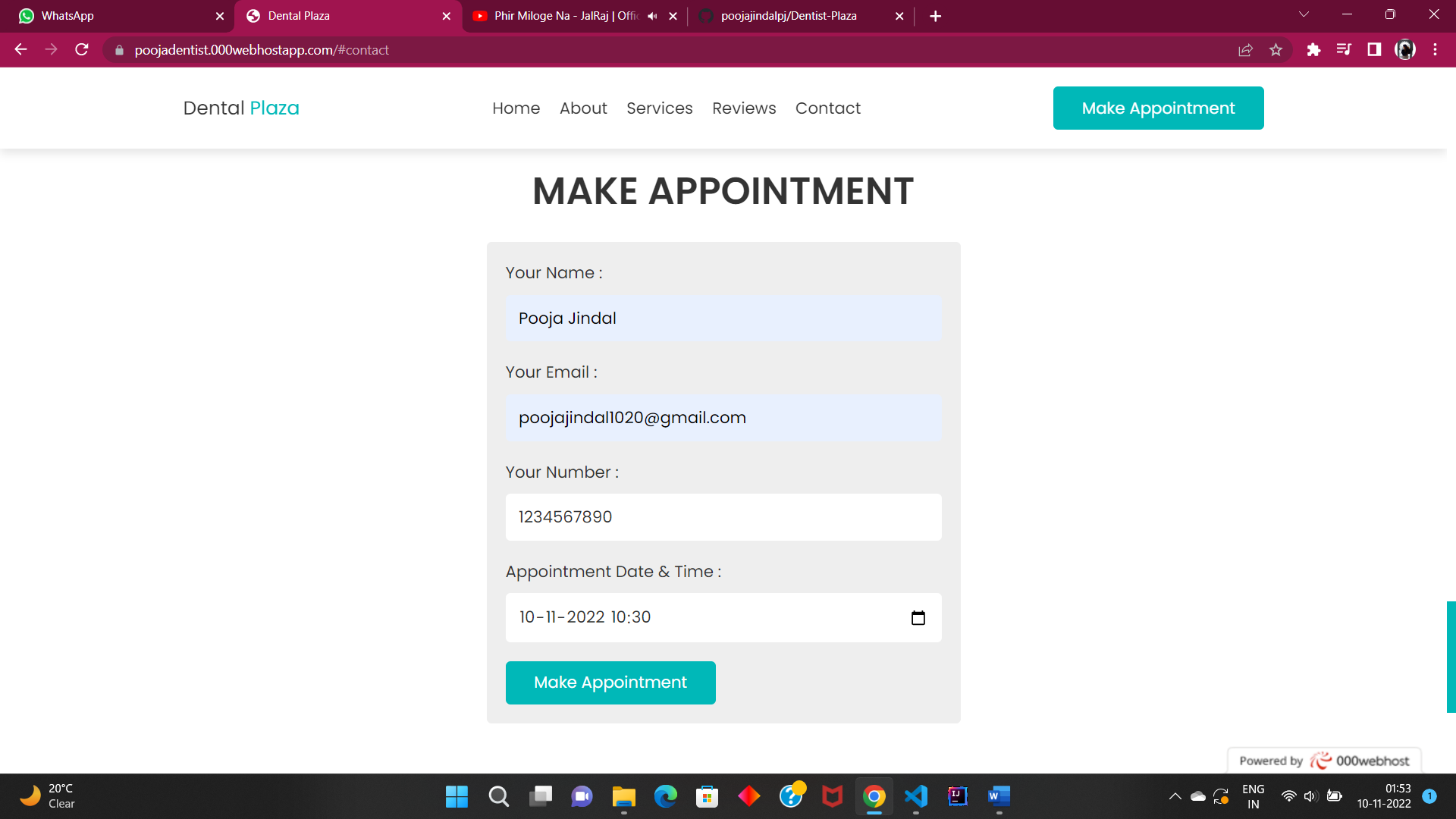 GitHub - poojajindalpj/Dentist-Plaza