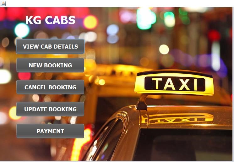 GitHub - Genga28/Cab-booking-system