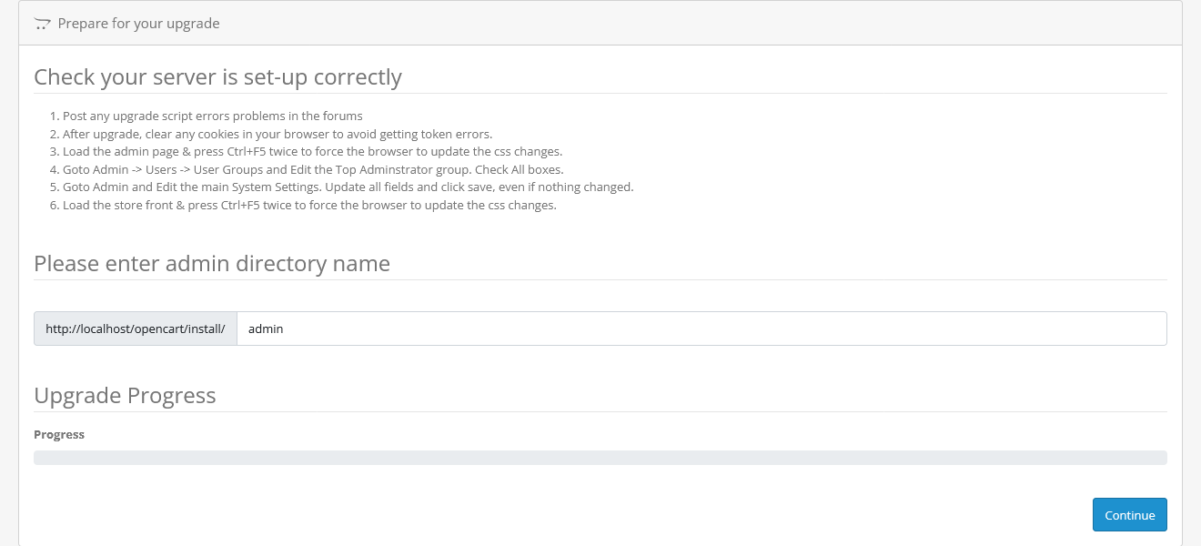 Incorrect Url Install Upgrade · Issue 11895 · Opencartopencart · Github 