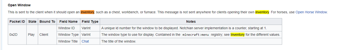 Opened inventory packet? · Issue #2464 · ViaVersion/ViaVersion · GitHub