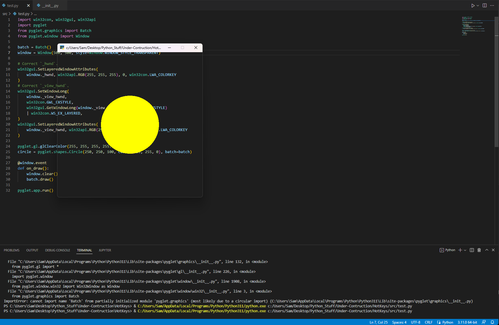 Transparent Window not working on Windows 11 · Issue #693 · pyglet ... Transparent Window not working on Windows 11 · Issue #693 · pyglet ...