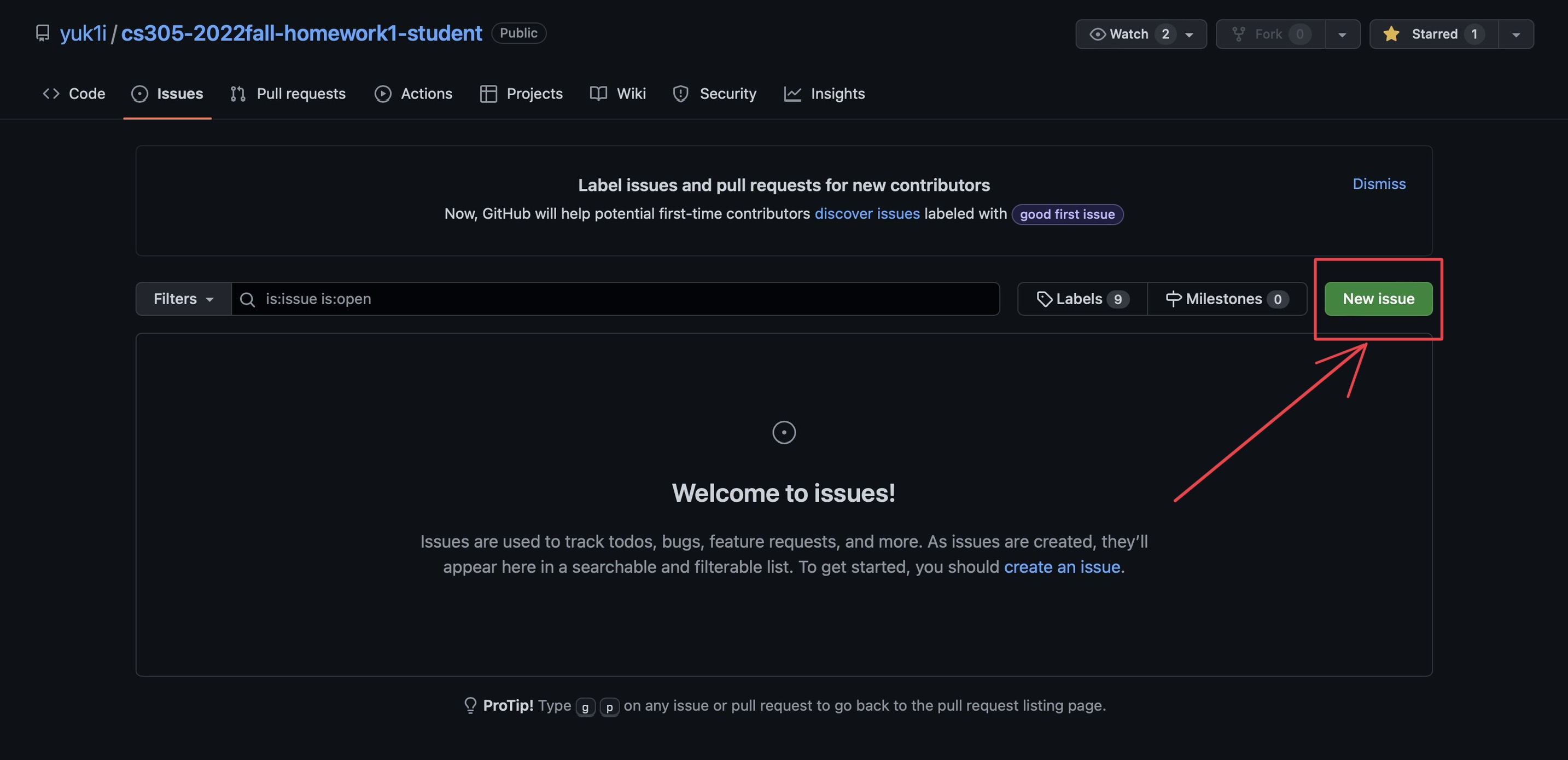 How to Raise a Question? · Issue #1 · yuk1i/cs305-2022fall-homework1-student · GitHub