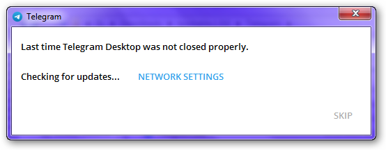 Last time telegram desktop was not properly closed windows 7 · Issue #17340 · telegramdesktop ...