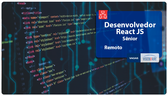 Curitibapr 100 Remoto Desenvolvedora Reactjs Sênior Na B01 Visionnaire 👴🧓 · Issue 1575 
