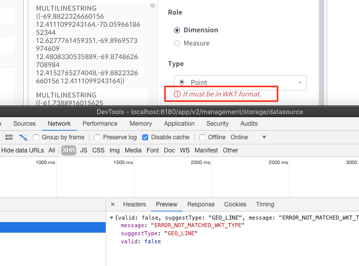 Not working "MultiLineString" geometry · Issue #1965 · metatron-app ...