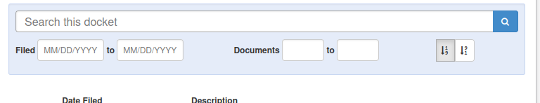 Feature request: When looking at docket pages it would be nice to have a next/prev button at the ...